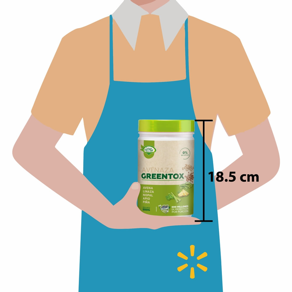 Comprar Avena Del Pilar Avenaza Greentox con Probióticos - 500 g ...