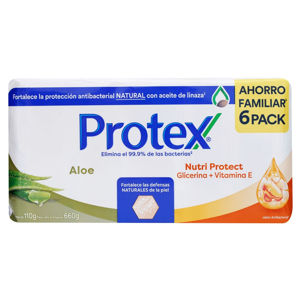 Comprar Jabón Protex Mixto Aloe Vit E 6Pk - 660 g | Walmart Guatemala