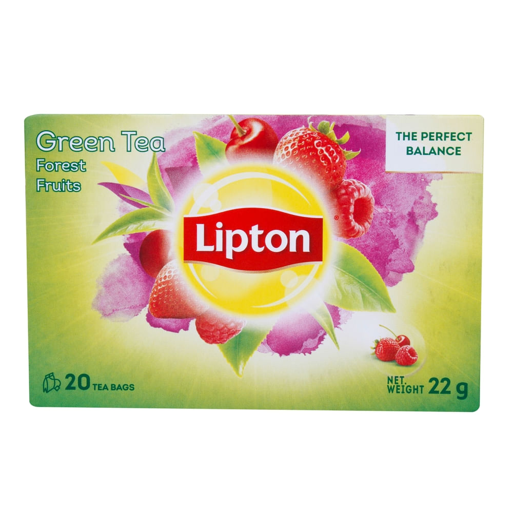 Lipton Te Verde Frutos Rojos 22 Gr