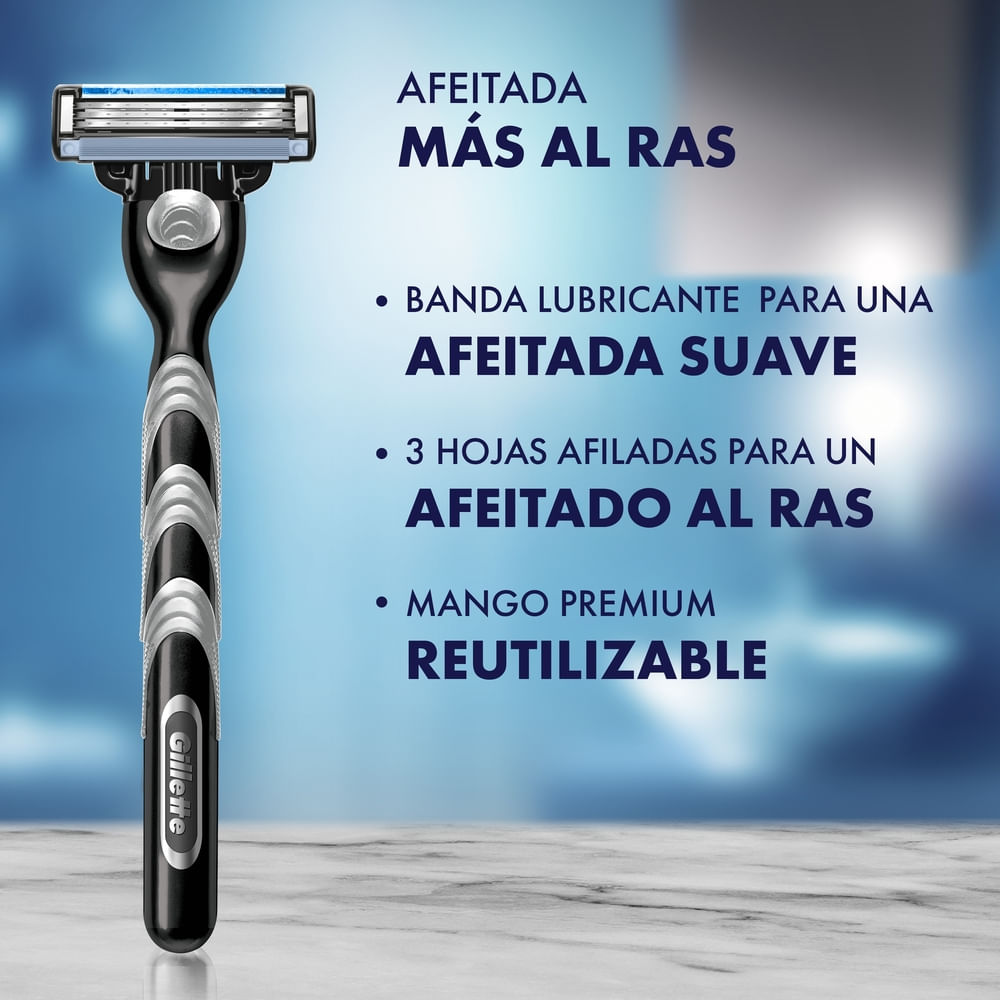 Comprar Repuestos de Afeitar Gillette Mach3 con Hojas más Afiladas - 2 ...