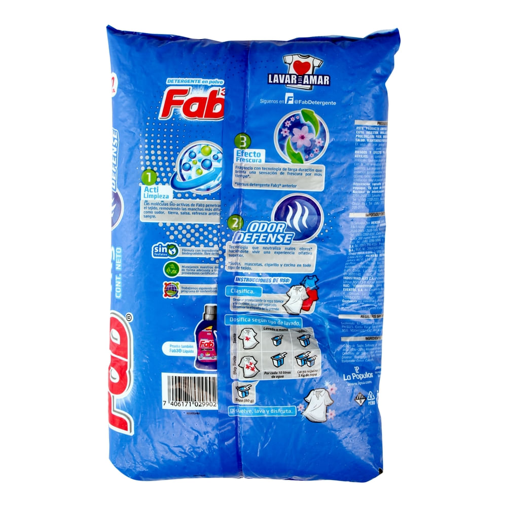 Comprar Detergente Fab en Polvo Paraiso Floral - 1000g | Walmart ...
