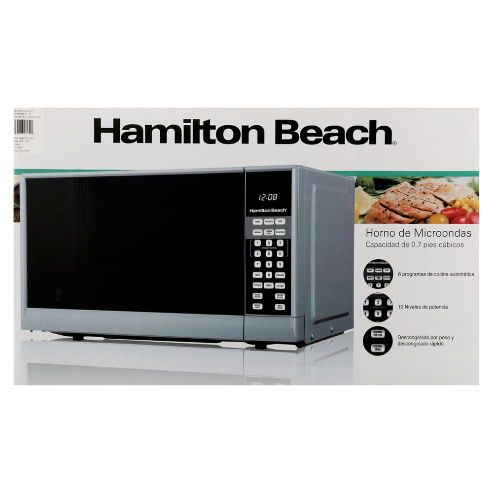 Microondas Hamilton Beach de 0.7 Pies Cúbicos - Maxi Despensa | Guatemala
