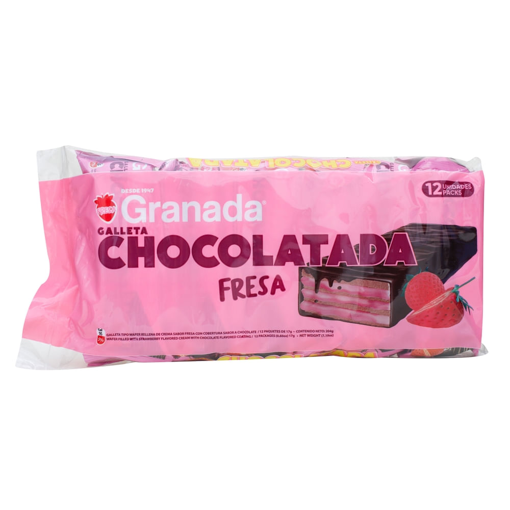 Chocolatada Fresa Granada 204 Gr - Walmart | Guatemala