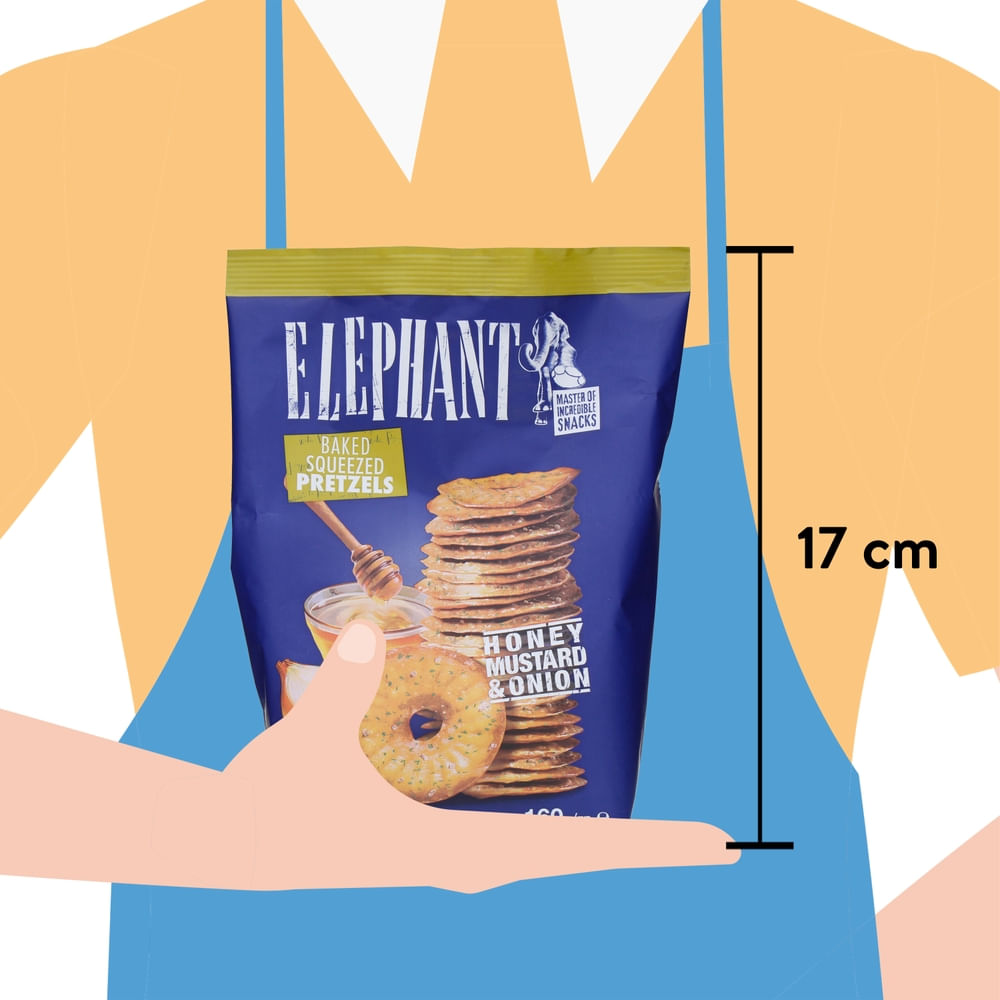 Pretzels Alka Elephant Mostaza 160gr - Walmart | Guatemala