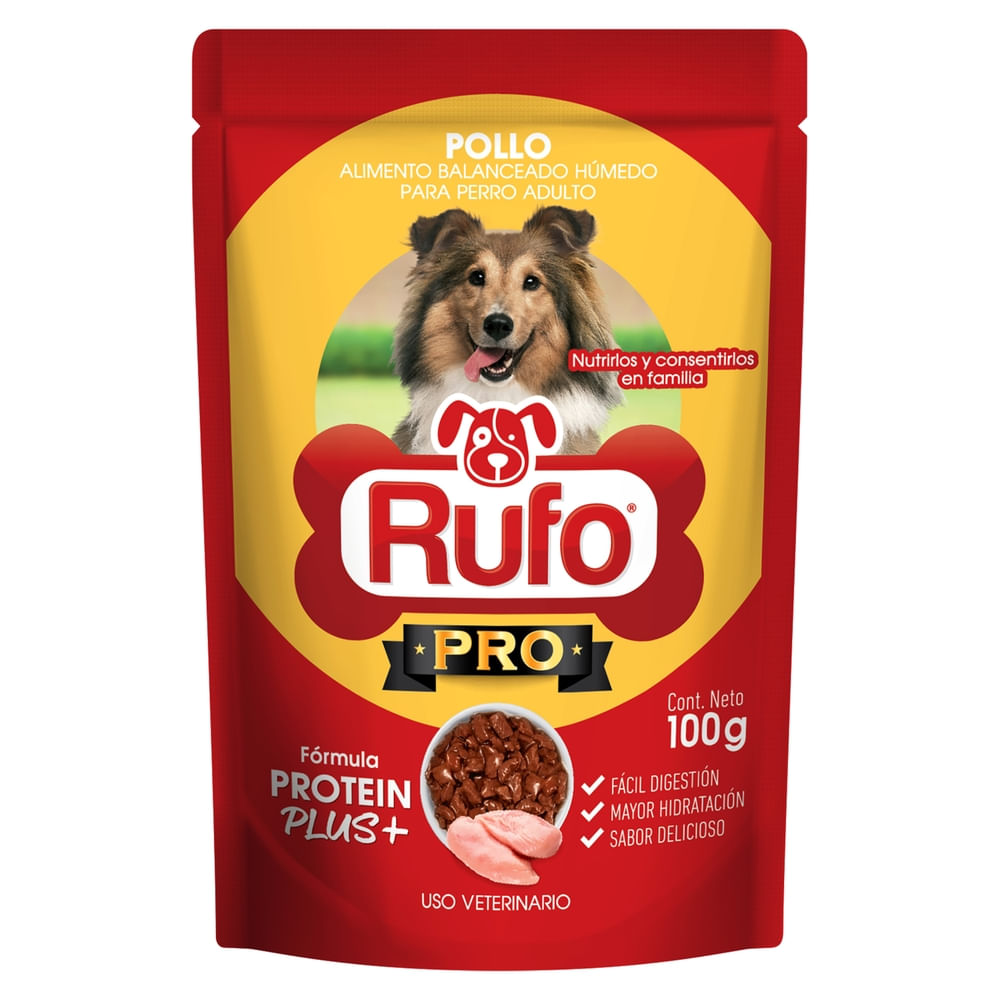 Perro Rufo Pro Adulto Humedos Pollo100gr - Walmart | Guatemala