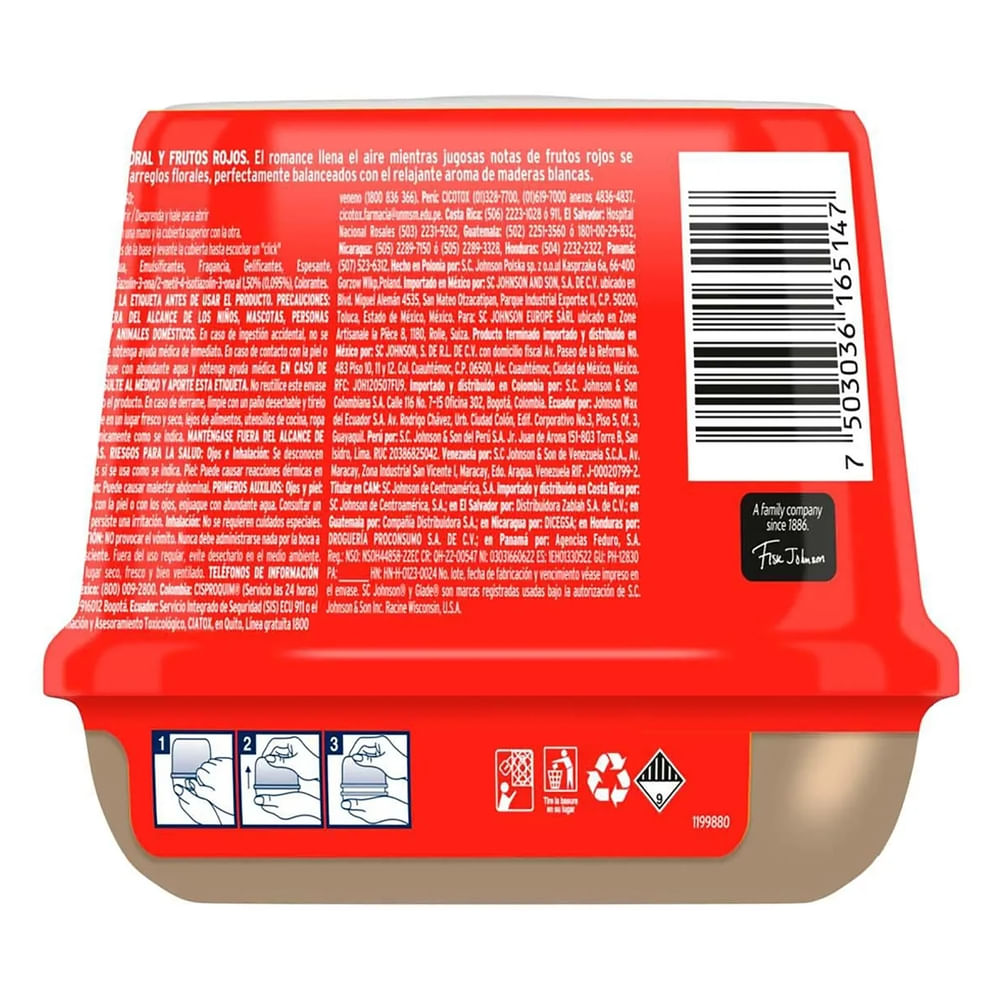 Comprar Aromatizante Glade Cubo Floral - 180 g | Walmart Guatemala ...