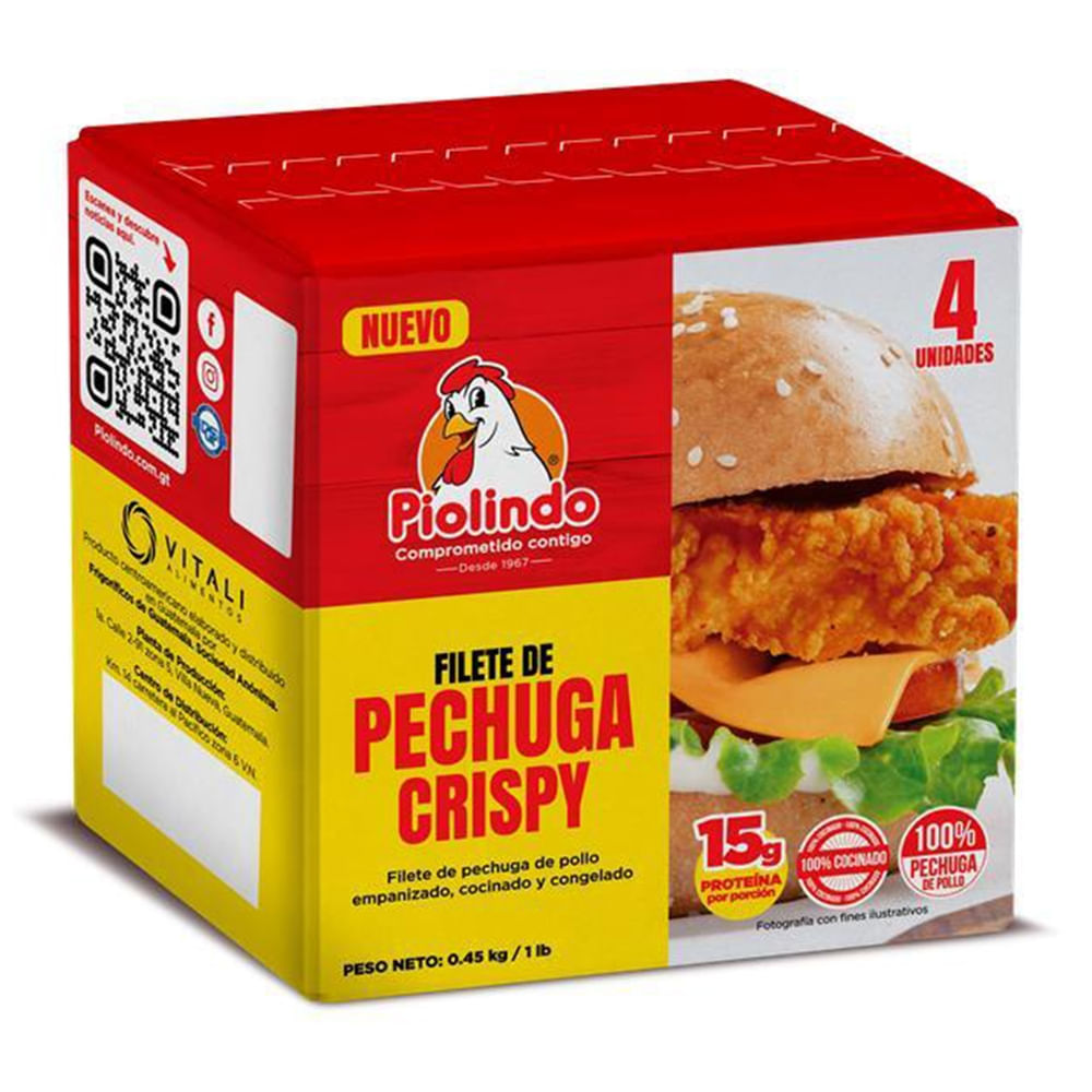Comida Congelada Pio Lindo Pech Pollo Crispy 454g - Walmart | Compra en ...