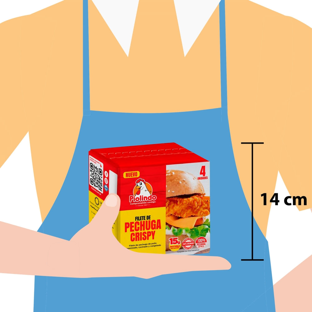 Comida Congelada Pio Lindo Pech Pollo Crispy 454g - Walmart | Guatemala