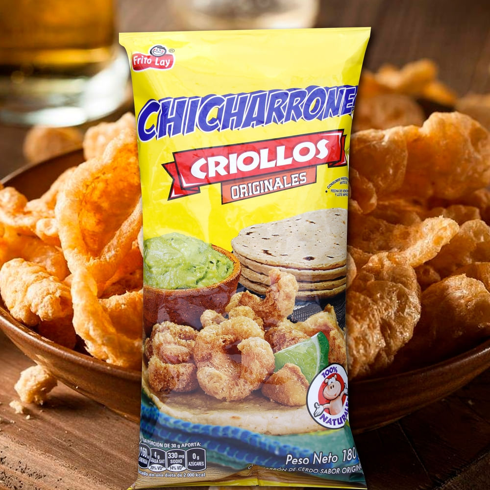 Comprar Snack Frito Lay Chicharrones Criollos Originales - 180 g ...