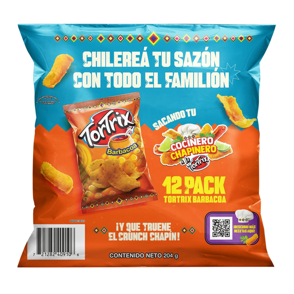 Comprar Snack Tortrix Barbacoa 12 Pack - 204 g | Walmart Guatemala ...