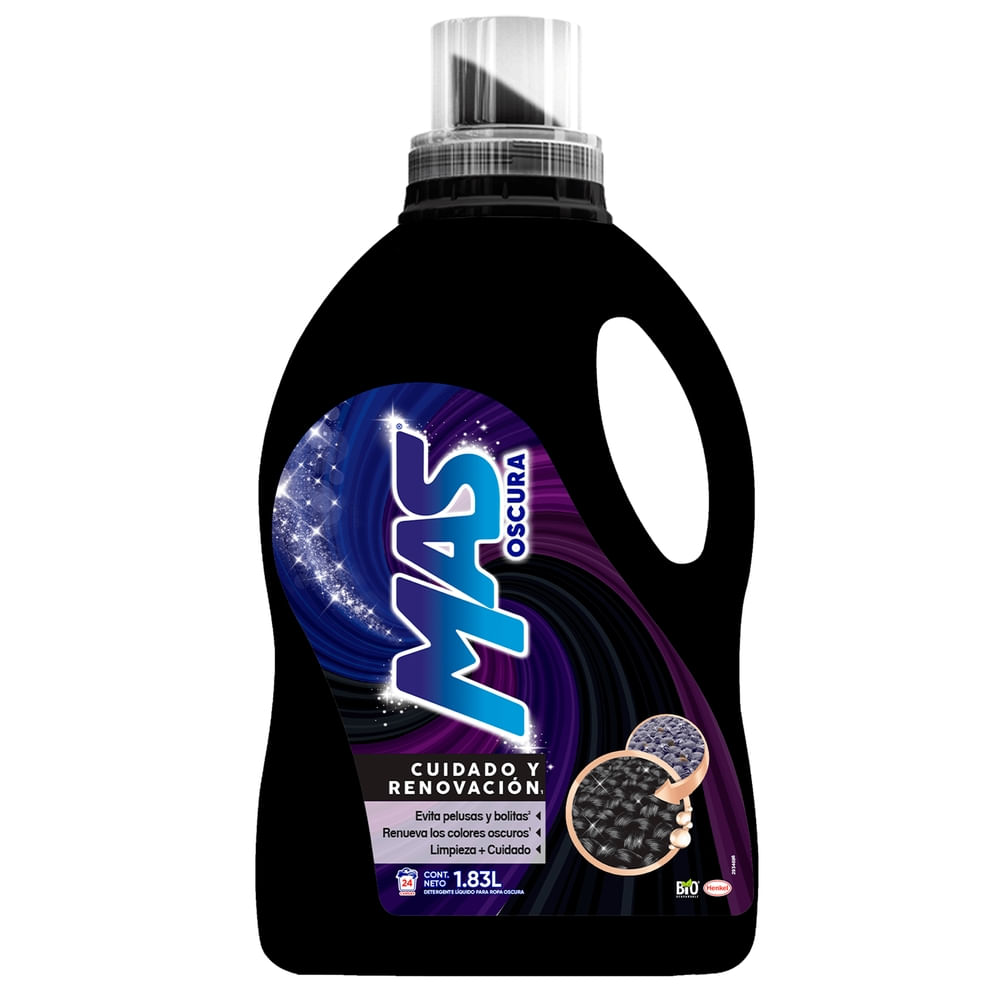 Comprar Detergente Líquido Mas Color Ropa Oscura - 1.83 L | Walmart ...