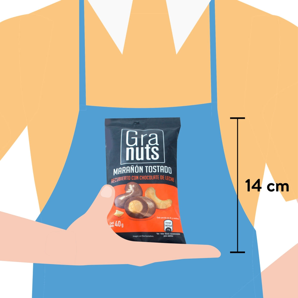 Comprar Maní y Otras Semillas Gra Nuts Granuts Maranon Tostado 40g | Walmart Guatemala
