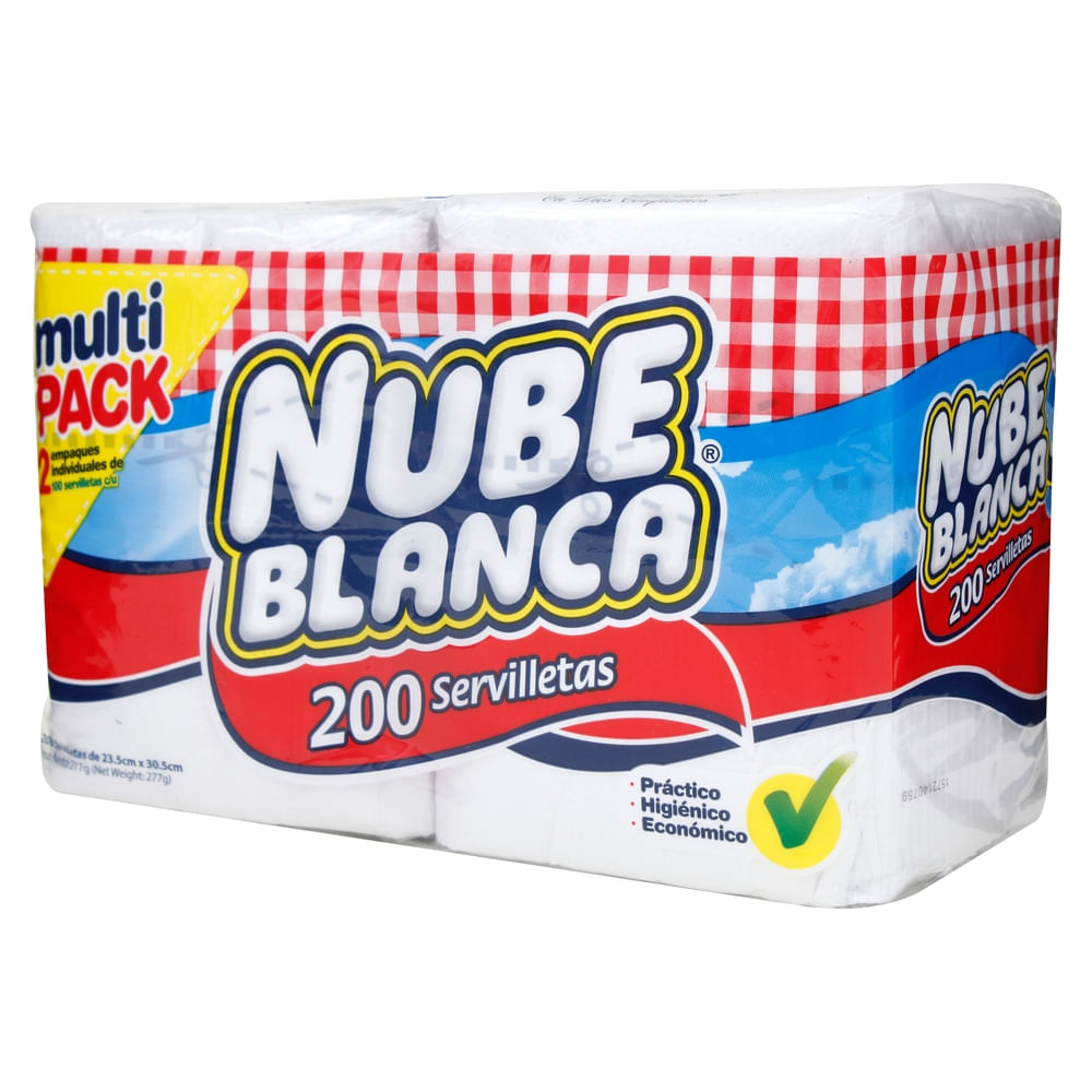 Comprar Servilleta Nube Blanca multipack - 200 Uds | Walmart Guatemala ...
