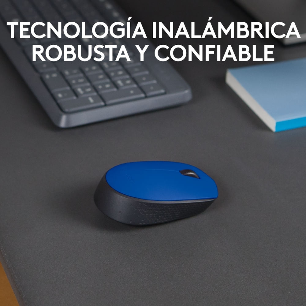 Mouse Inalámbrico Logitech Azul M170 - Maxi Despensa | Compra en línea
