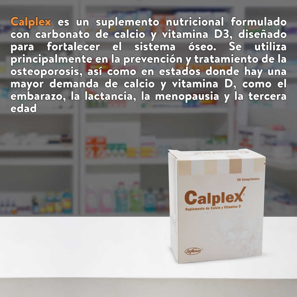 Comprar Suplemento Calplex Infasa 60 Tabletas | Walmart Guatemala ...