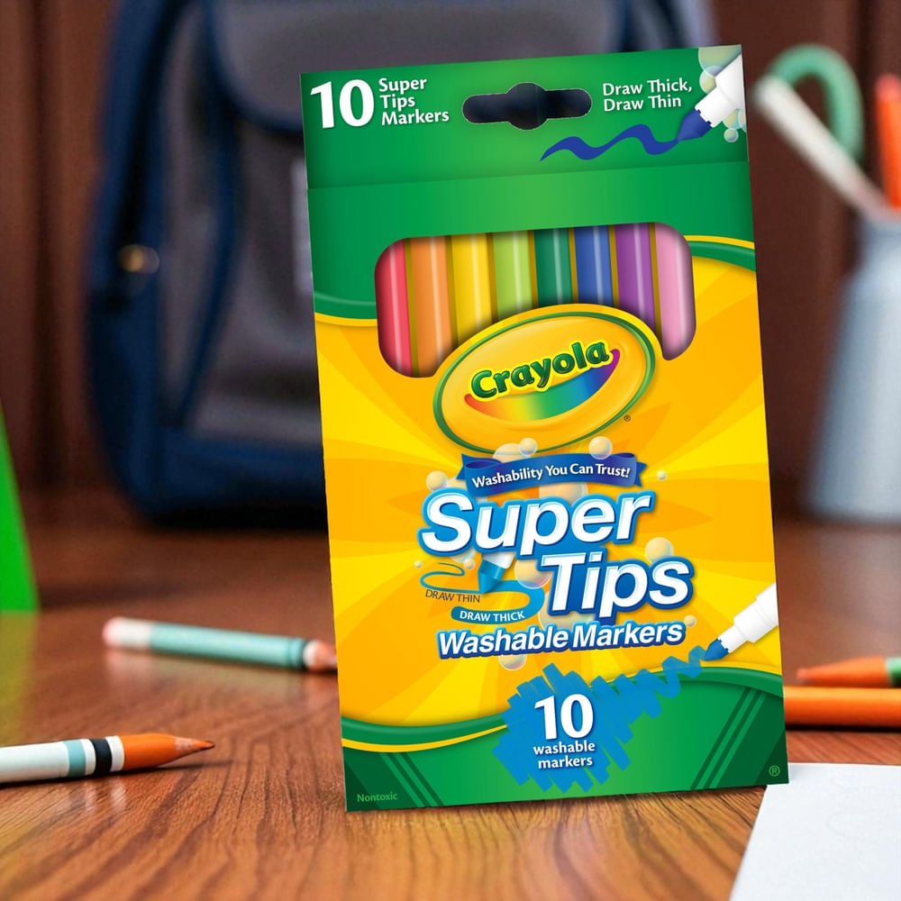 Comprar Marcadores Crayola super tips - 10 Uds | Walmart Guatemala ...