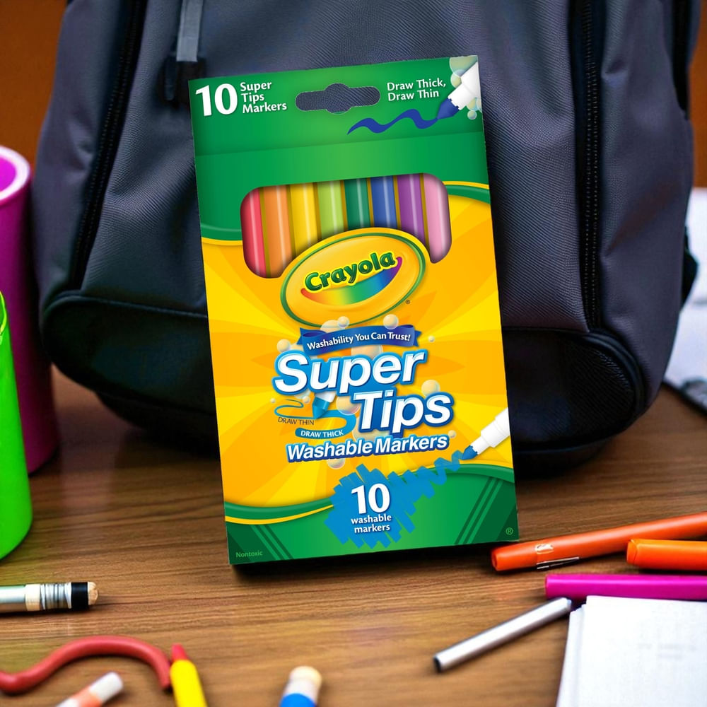 Comprar Marcadores Crayola super tips - 10 Uds | Walmart Guatemala ...