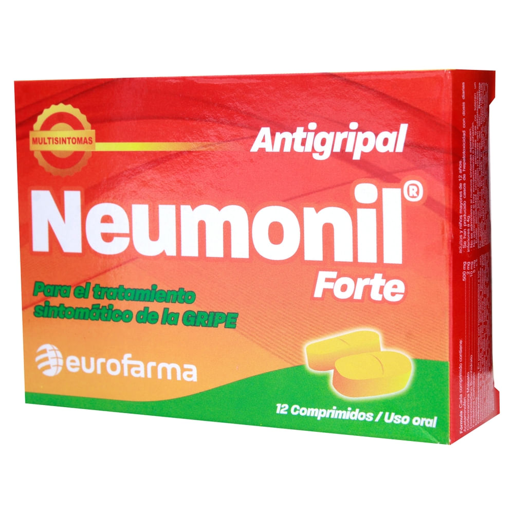 Comprar Neumonil Forte 12 Comprimidos | Walmart Guatemala - Walmart ...