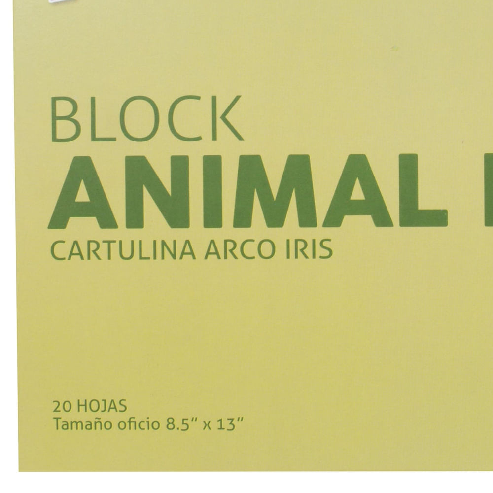 Comprar Block Mis Pasitos animal print tamaño oficio | Walmart ...