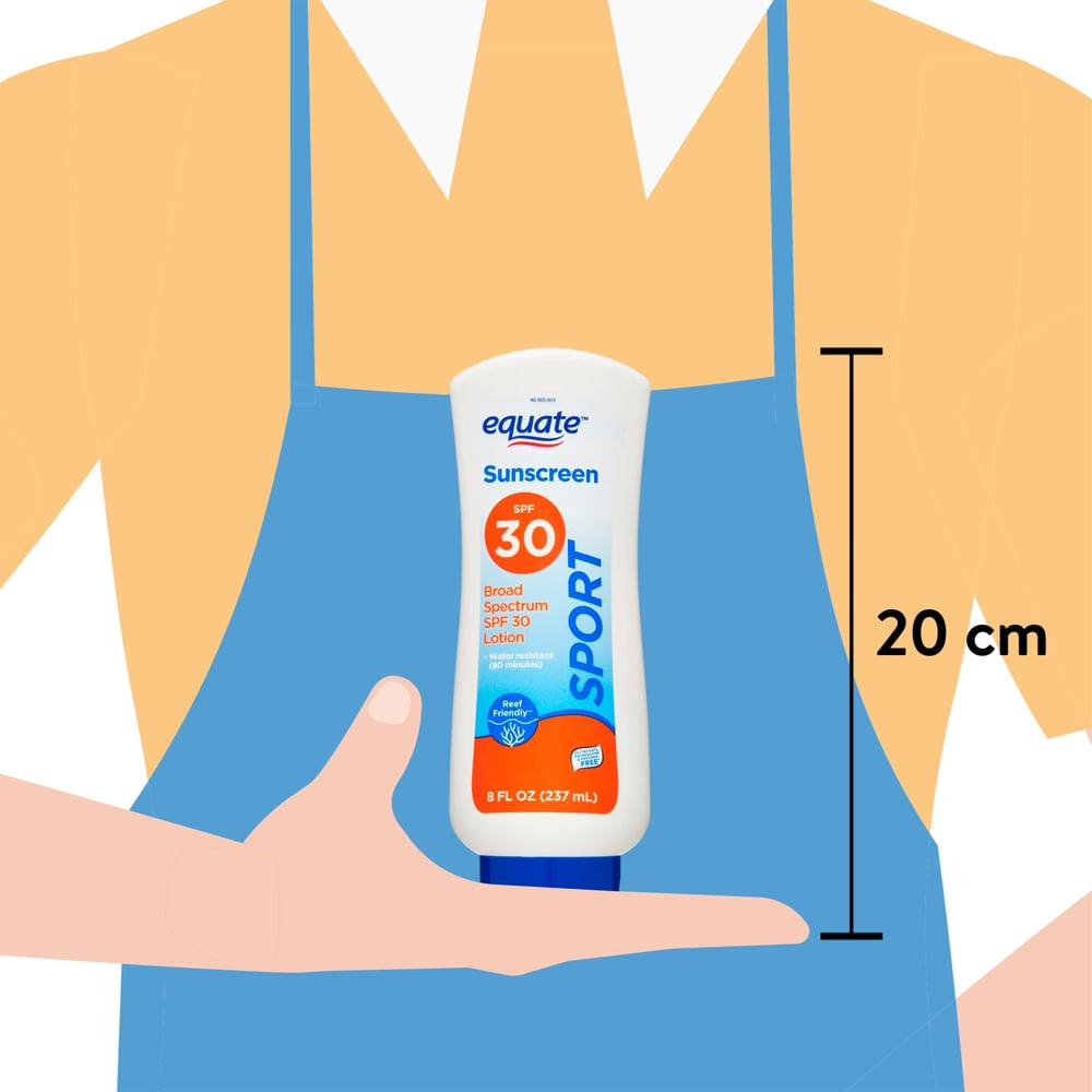 Comprar Protector solar Equate sport lotion FPS 30 - 237 ml | Walmart ...