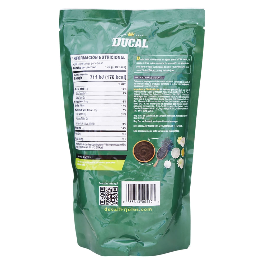 Comprar Frijol Ducal molido negro doy pack - 993 g | Walmart Guatemala ...