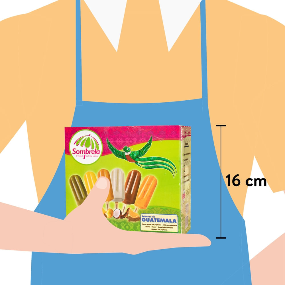 Comprar Helado Sombrela Sabores Chapines - 6 Unidades | Walmart ...