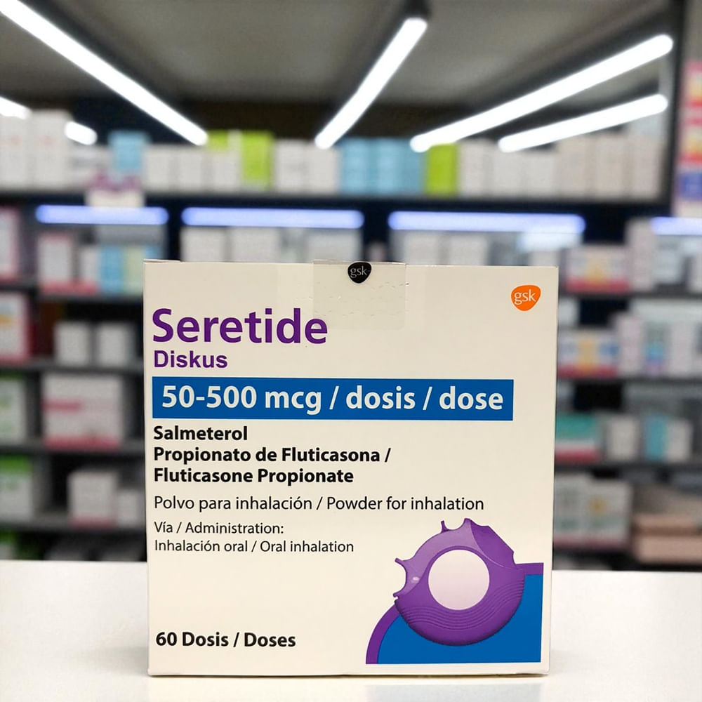 Comprar Seretide Dsk Glaxosmithkline 500 Mg 60 Dosis | Walmart Guatemala