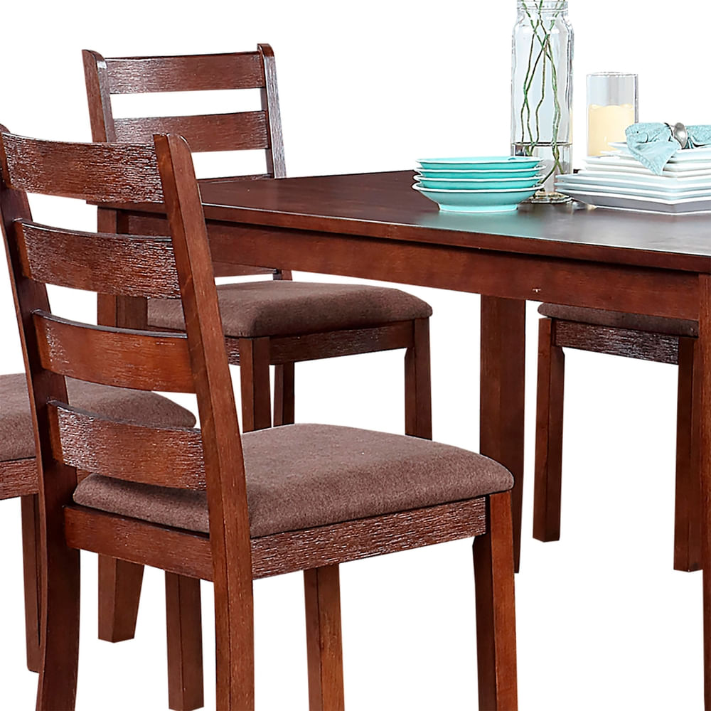 Comprar Set De Comedor Mainstays Color Cafe 150 cm - 7 Pzas | Walmart ...
