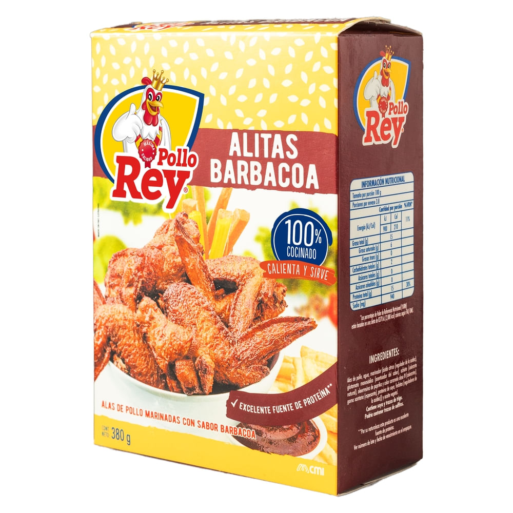 Comprar Alitas Barbacoa Pollo Rey - 380 g | Walmart Guatemala - Paiz ...