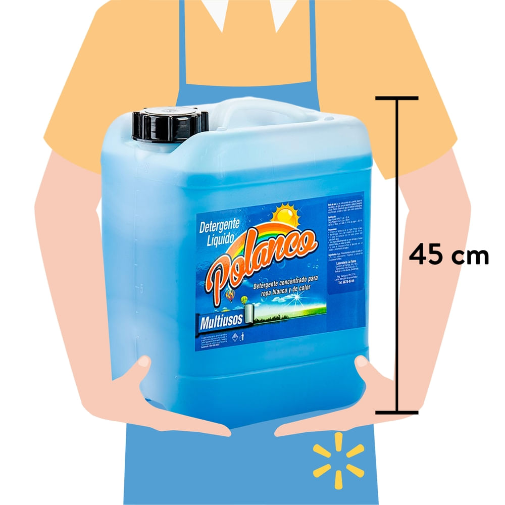 Detergente Líquido Polanco Polanco Detergente Azul 10 l - Walmart ...