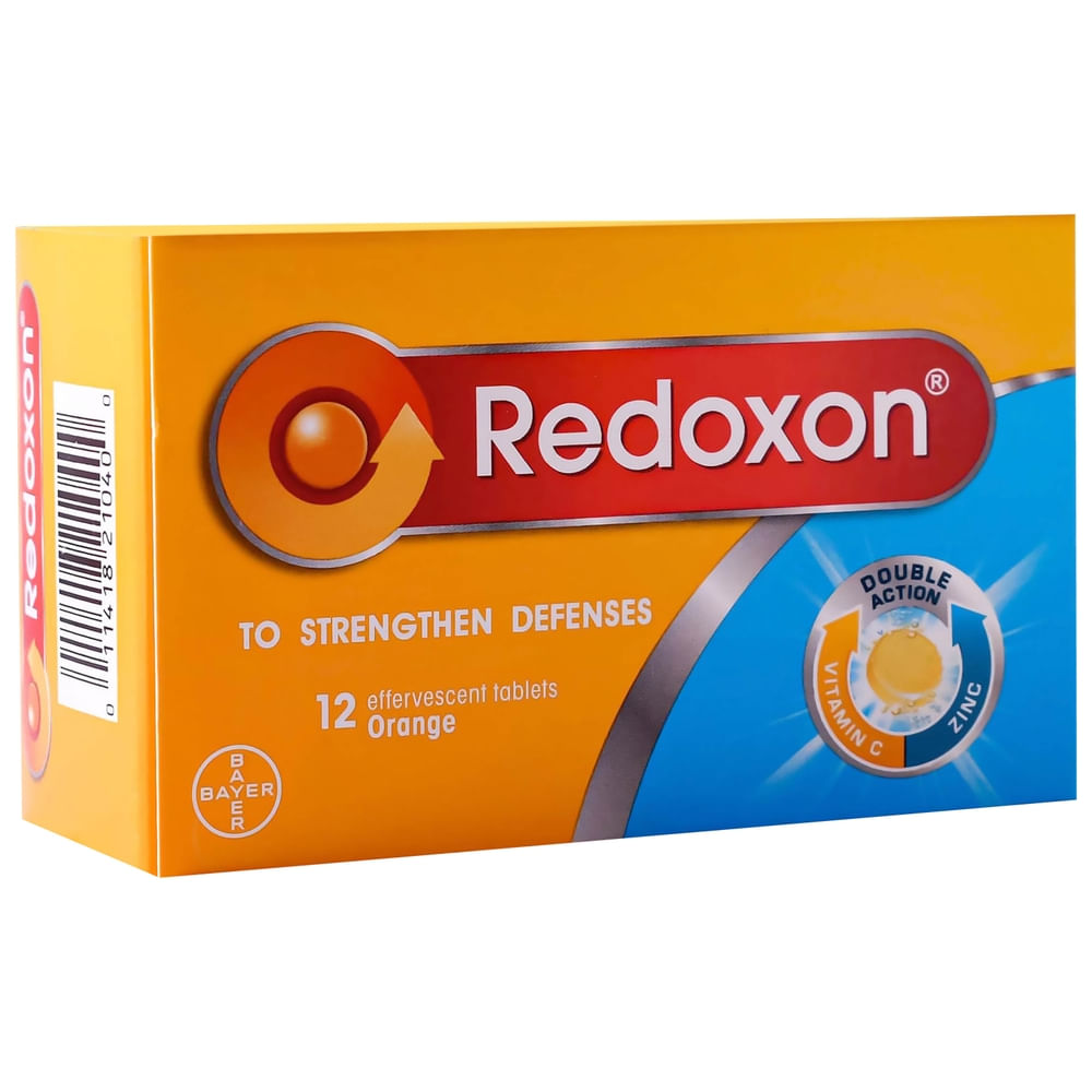 Comprar Redoxon Doble Acción Vitamina C 1G + Zinc 10 Mg Caja X 12 ...