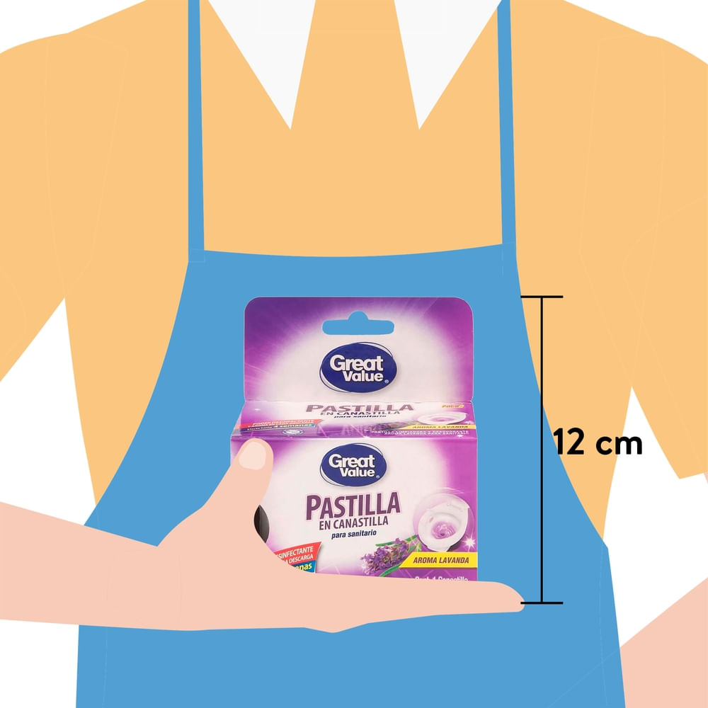 Comprar Pastilla Great Value En Canastilla Para Sanitario Aroma Lavanda ...