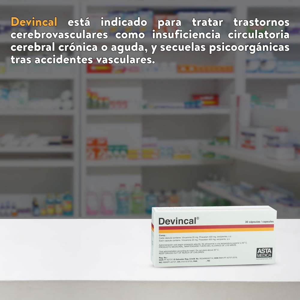 Comprar Devincal X 30 Capsulas | Walmart Guatemala - Walmart | Guatemala