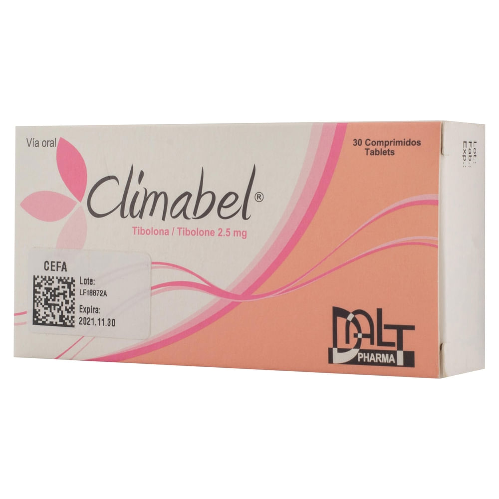 Comprar Climabel Dalt Pharma 2.5Mg X30 Comp | Walmart Guatemala ...