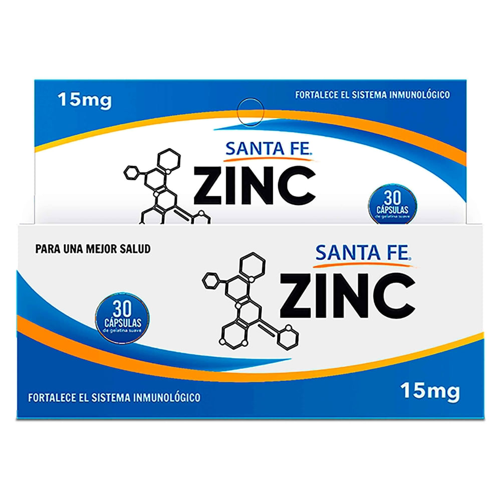 Comprar Zinc Santa Fe 15 Mg X 30 Cápsulas | Walmart Guatemala - Maxi ...
