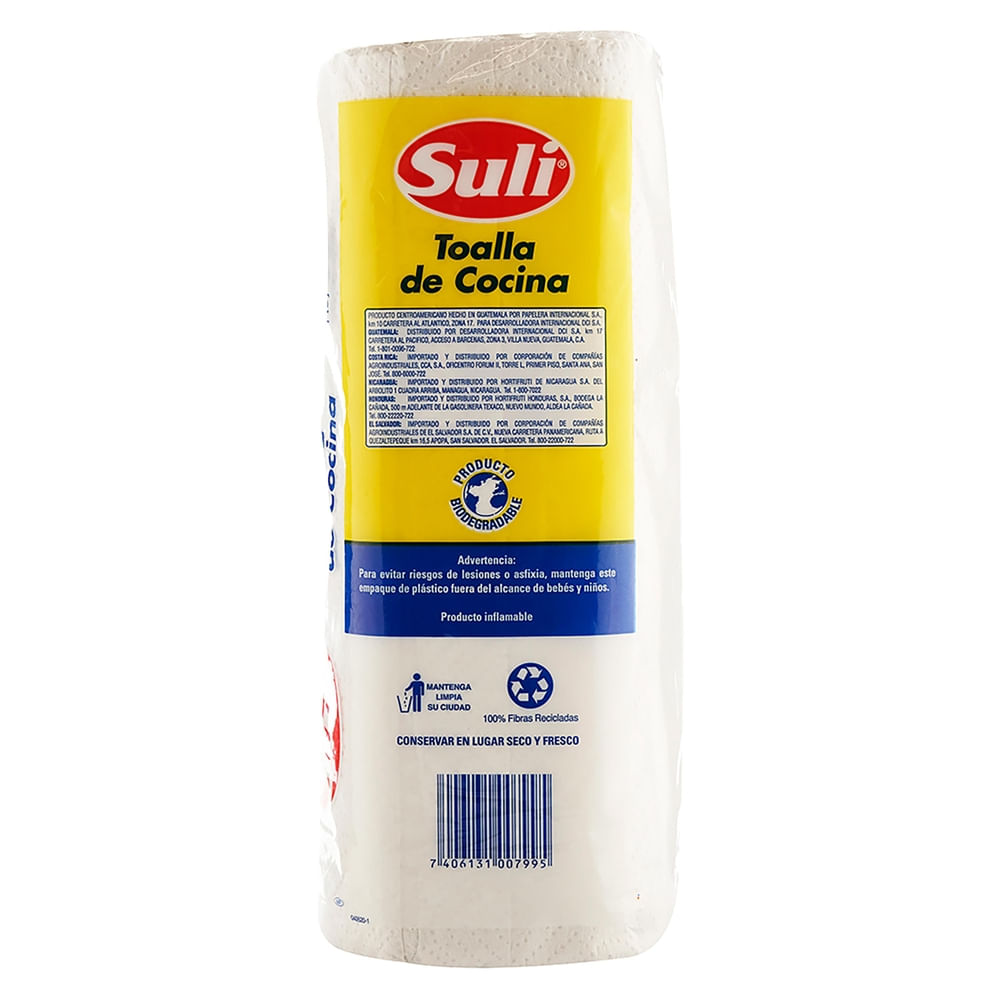 Comprar Toalla De Papel Para Cocina Tipo Mayordomo Marca Suli Color ...