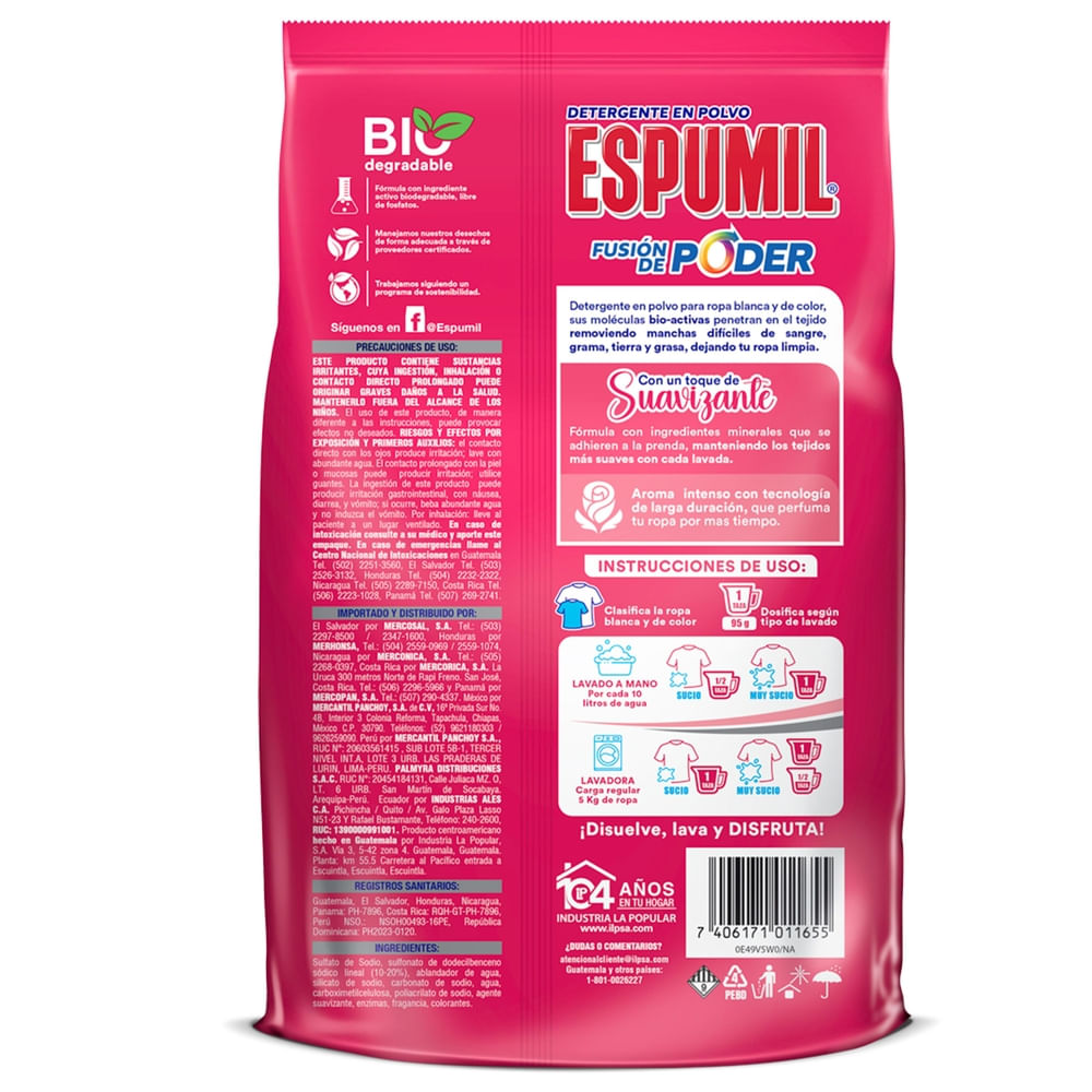 Comprar Detergente Espumil Floral Multi Poder5Kg | Walmart Guatemala ...
