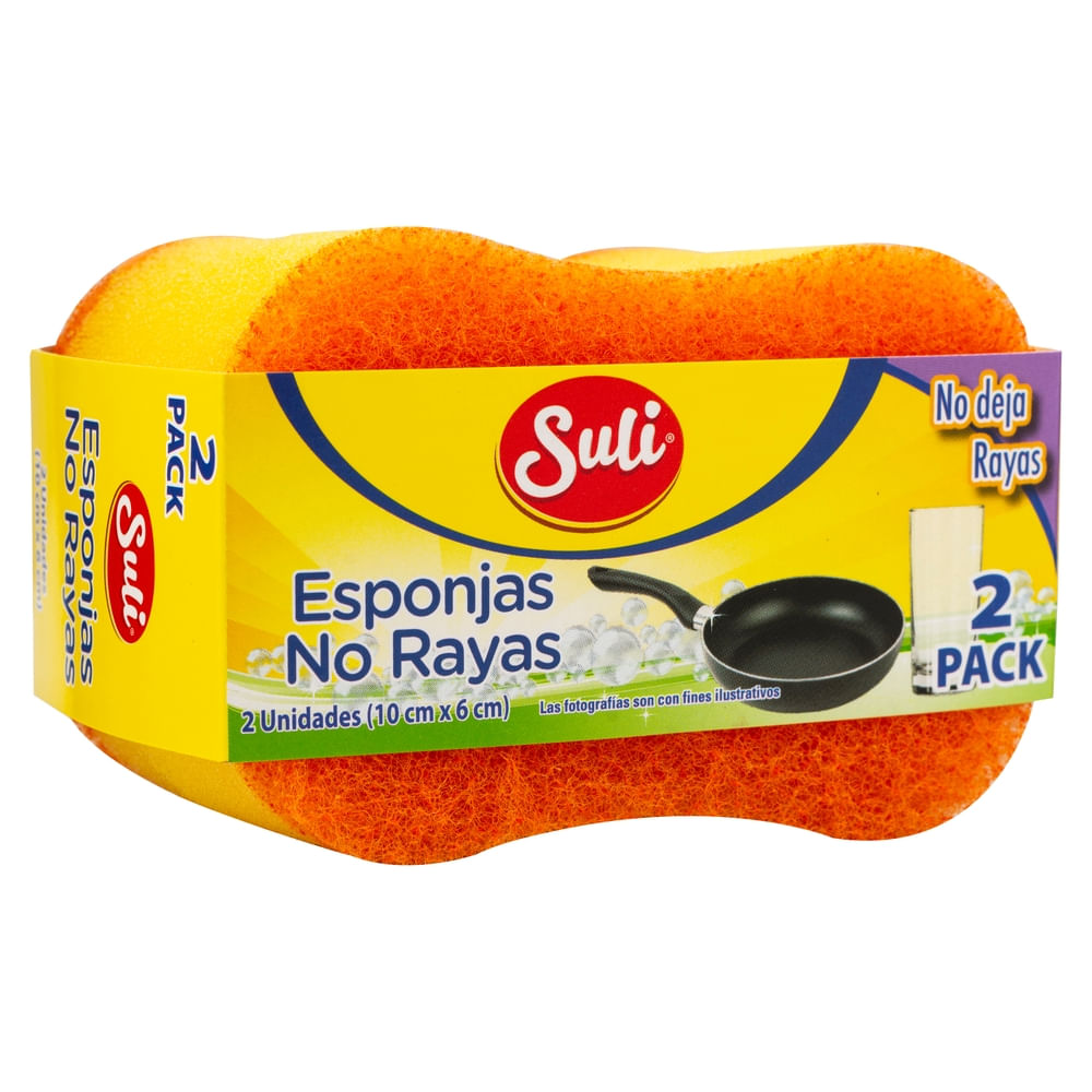 Comprar Esponja Lava Platos Marca Suli No Rayas - 2 Unidades | Walmart ...