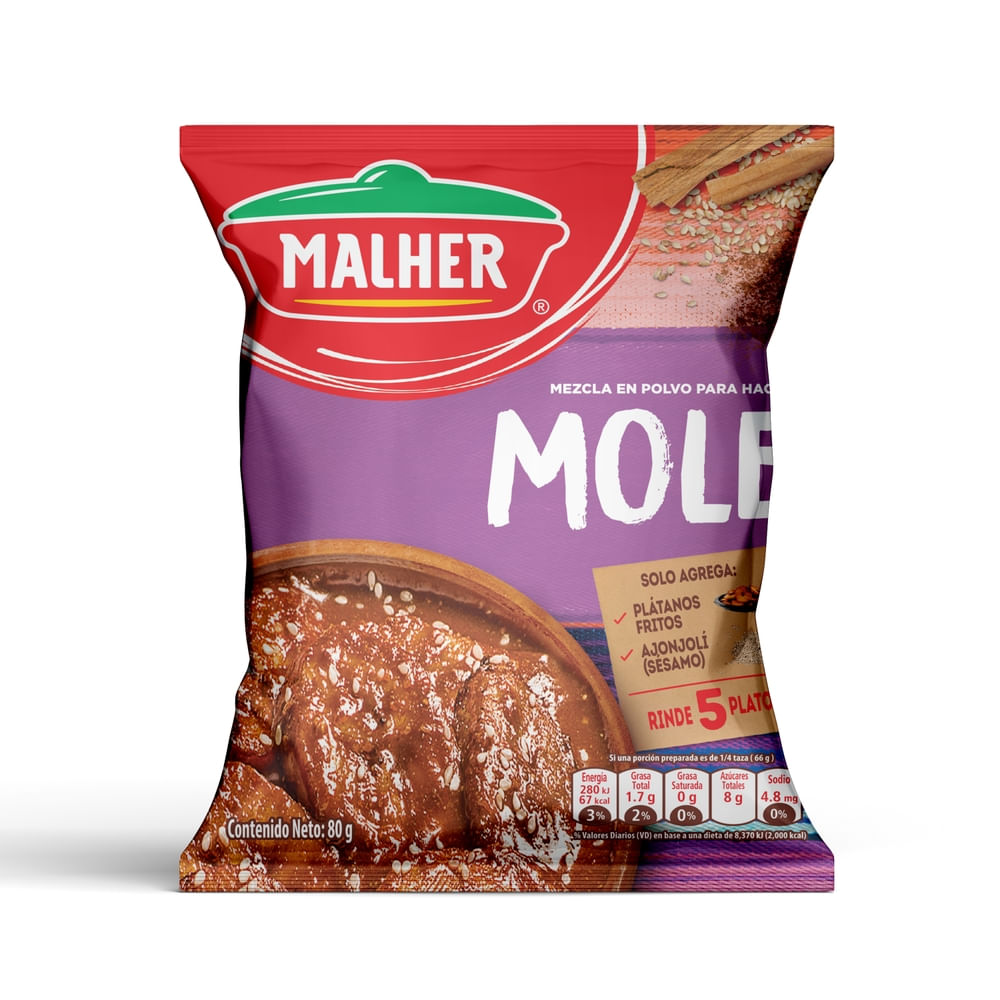 Comprar MALHER® Preparados Mole Sobre 80g | Walmart Guatemala - Maxi ...