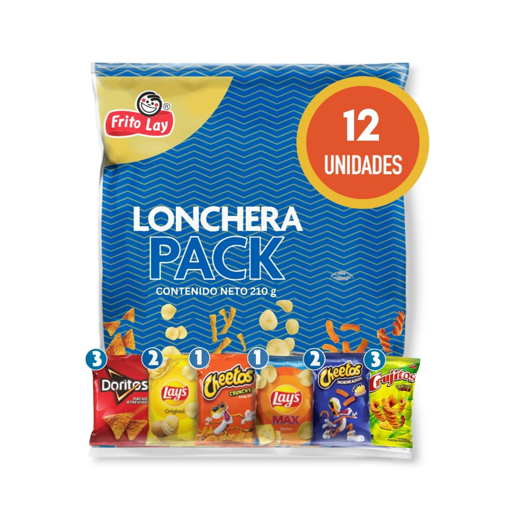 Comprar Snack Frito Lay Lunch Pack 12 Uds - 210 g | Walmart Guatemala ...