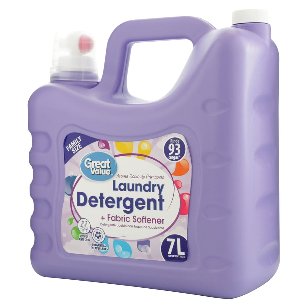 Comprar Detergente Great Value Líquido Con Toque De Suavizante Para ...