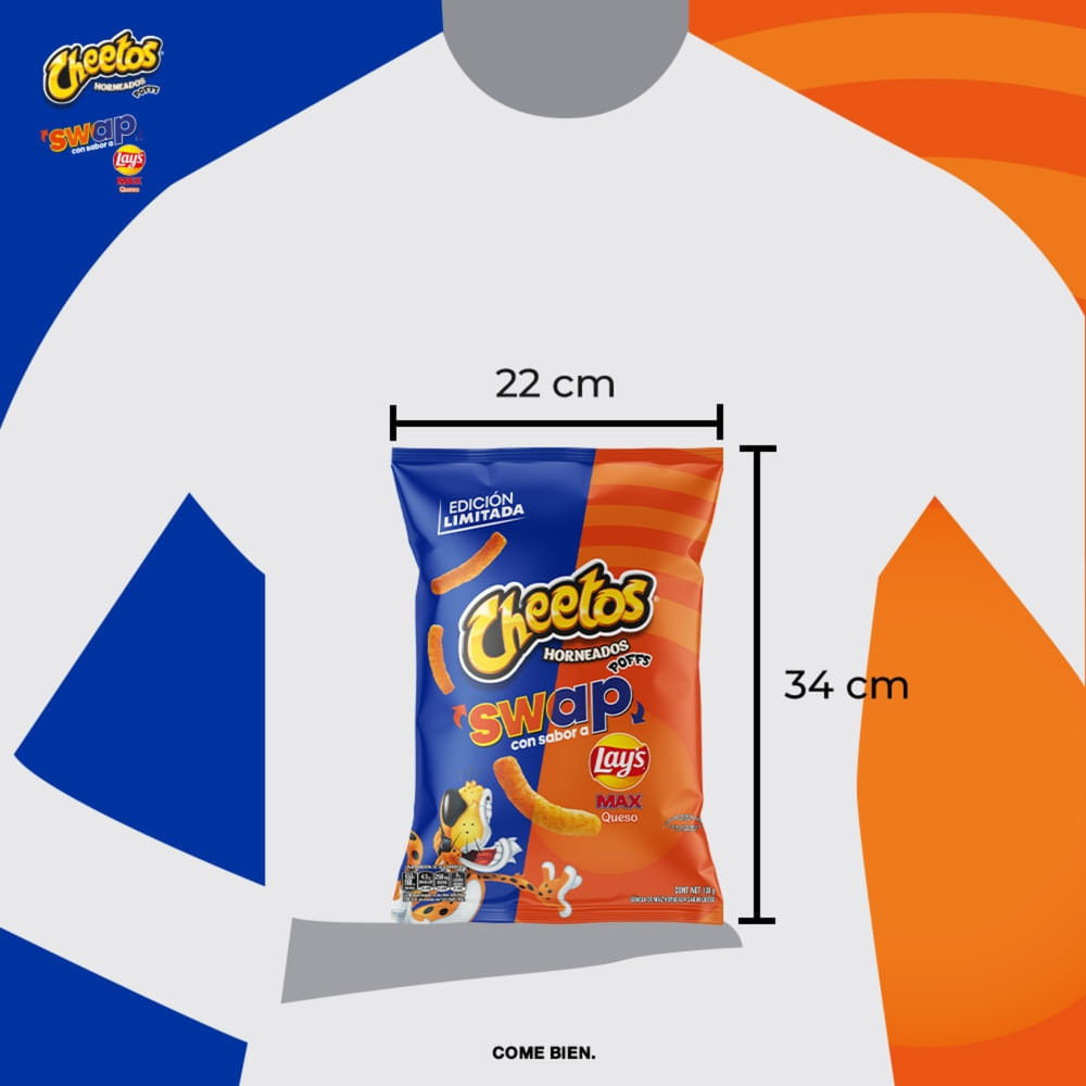 Comprar Snacks Frito Lay Cheetos horneados SWAP con sabor a Lay´s Max ...