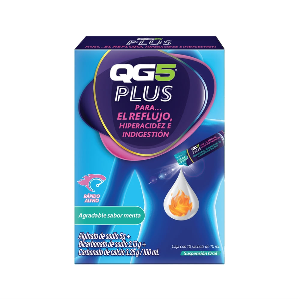 Comprar QG5 Plus para hiperacidez del estómago- 100 ml | Walmart ...