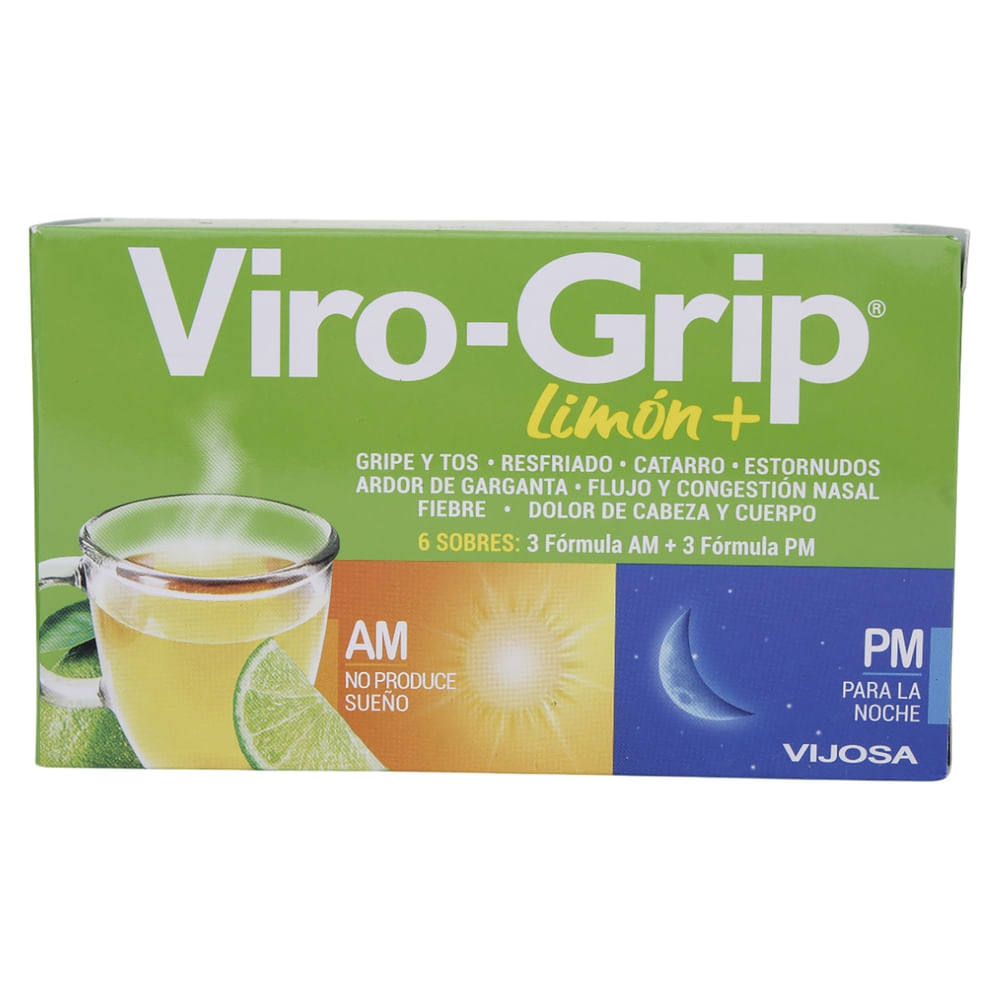 Comprar Sobres Virogrip Limón Combinado Am Pm | Walmart Guatemala ...