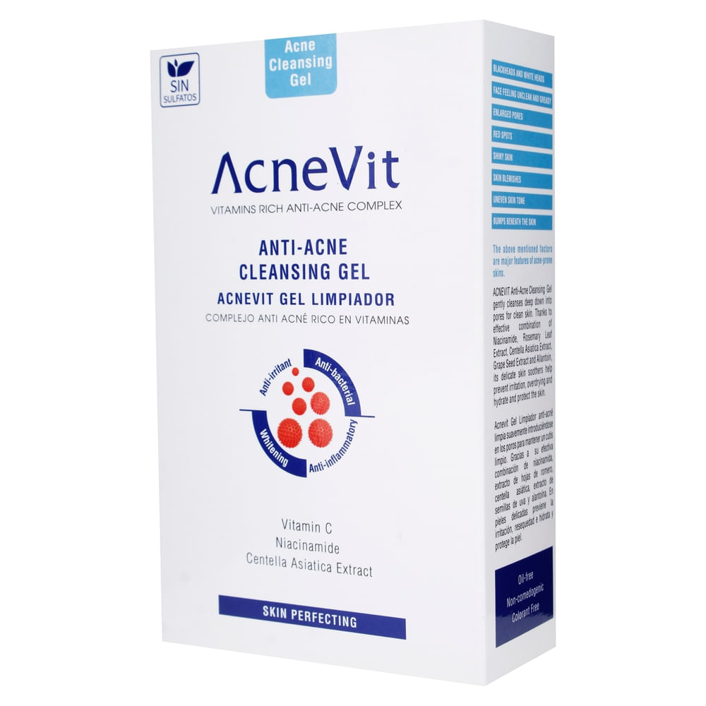 Comprar Dermatología Acnevit Acnevit Atiacne Cleansing Gel 200 ml ...