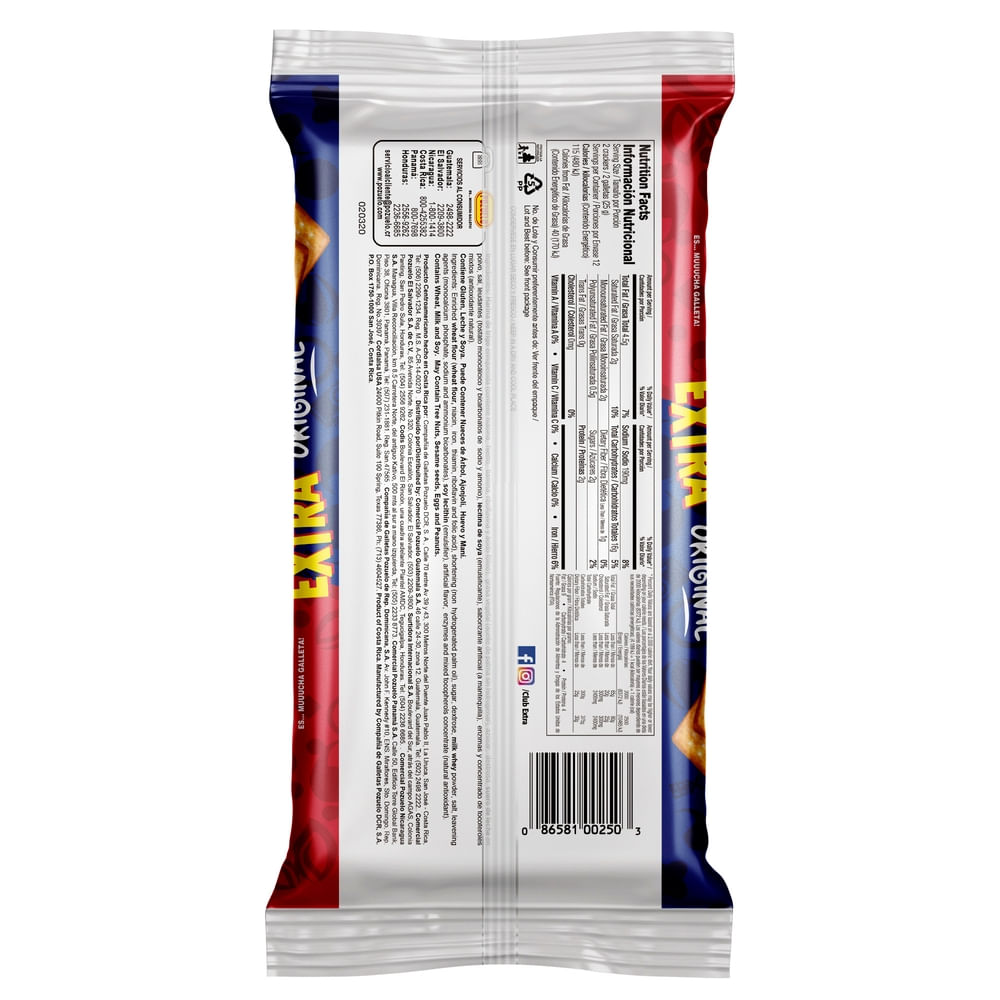 Comprar Galleta Club Extra x12 - 300 g | Walmart Guatemala - Paiz ...