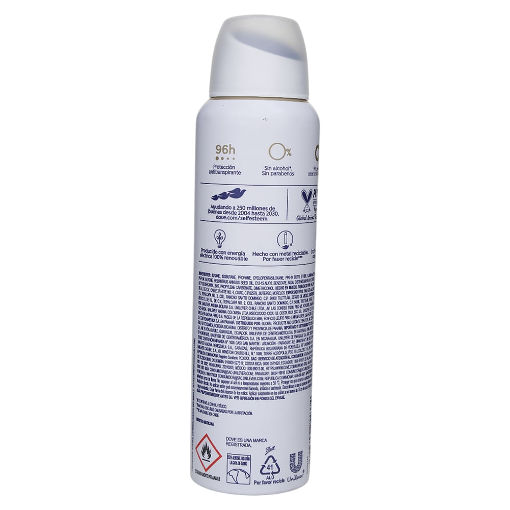 Comprar Desodorante Dove Aerosol Clinical Tono Uniforme Mujer - 150 ml ...