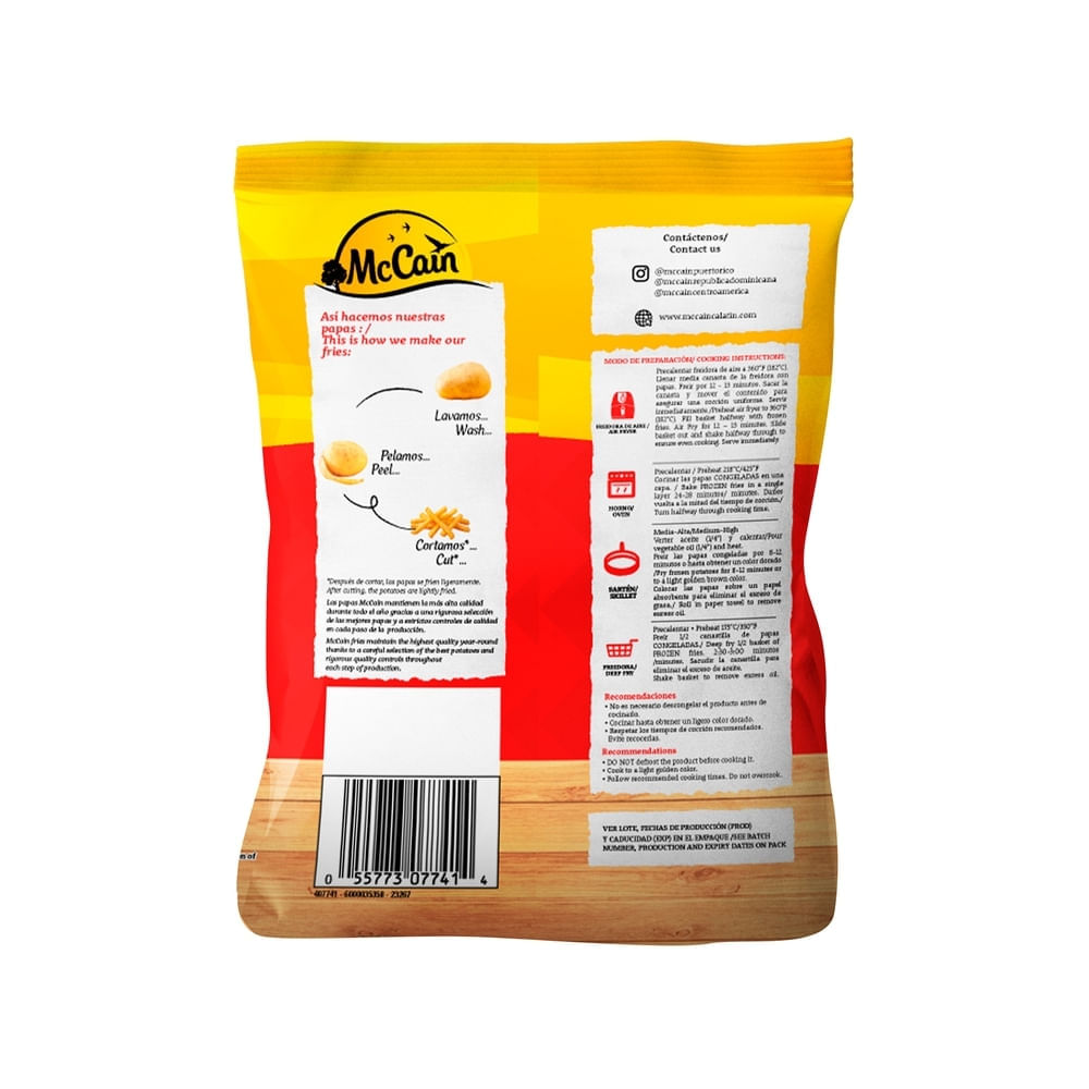Comprar Papas Mccain Fritas Corte Ondulado - 500 g | Walmart Guatemala ...
