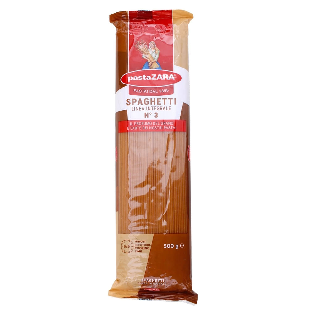Comprar Pasta Zara Spaguetti Integral No.3 - 500 g | Walmart Guatemala ...