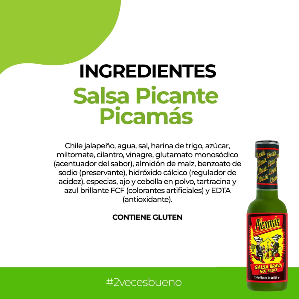 Comprar Salsa Verde Picamás, Salsa Picante Bote - 160g | Walmart ...